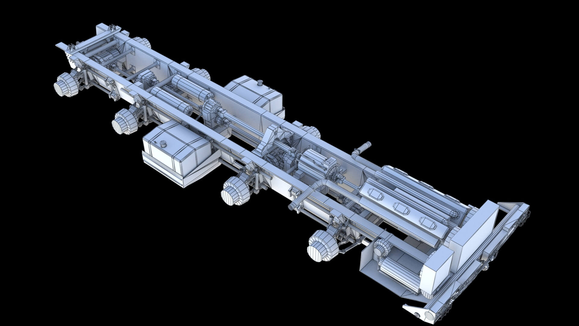BM-30 Smerch 9A52 Tornado-S 9A54 3D Model by citizensnip