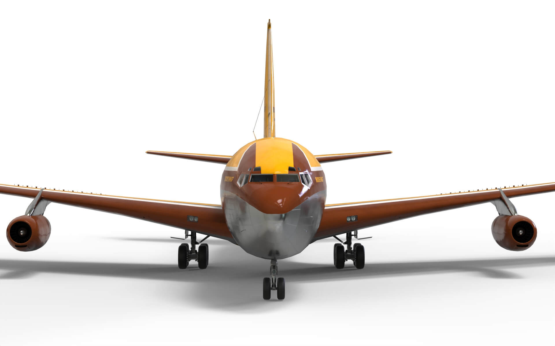 Boeing 367 80 Boeing 707 - 3D Model by citizensnip