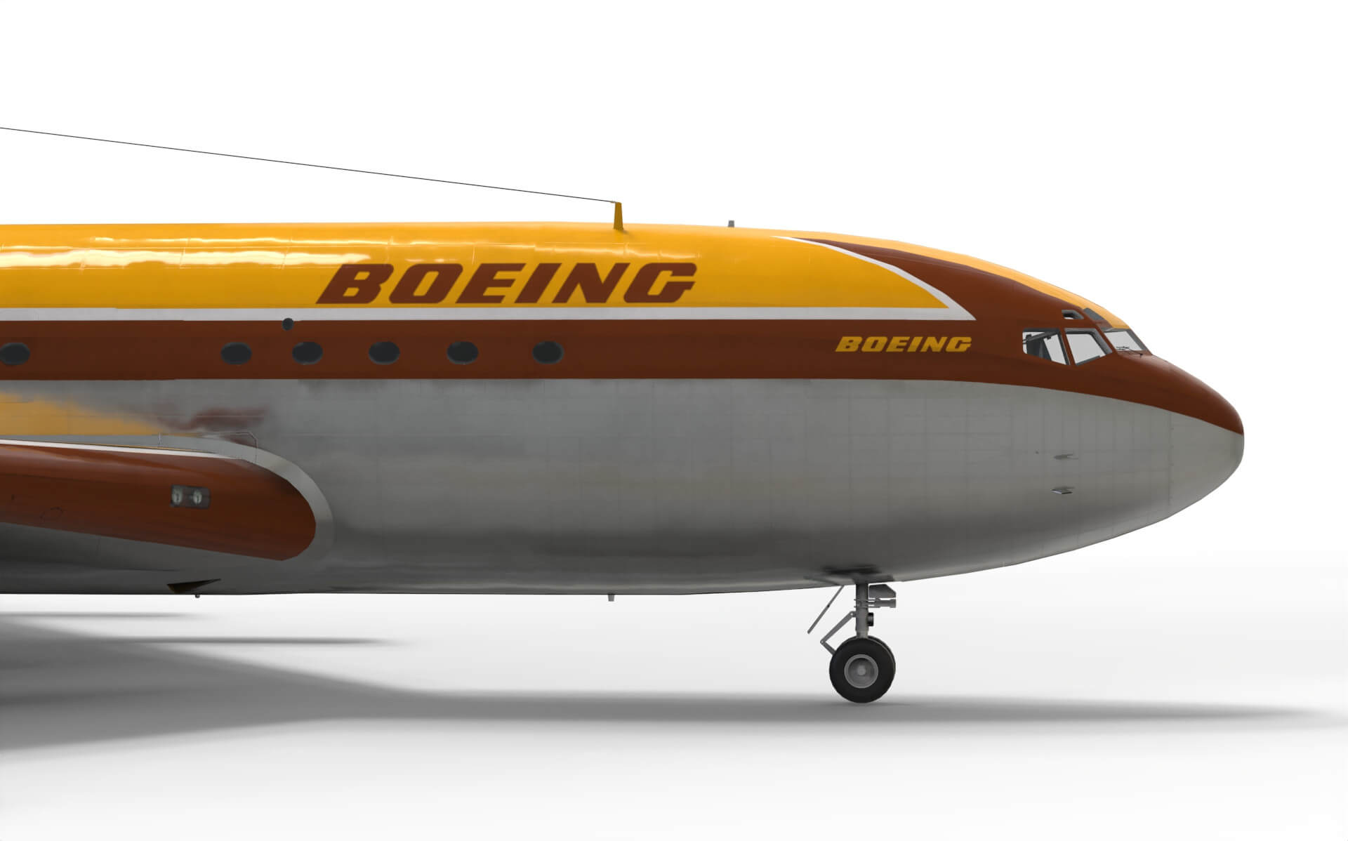 Boeing 367 80 Boeing 707 - 3D Model by citizensnip
