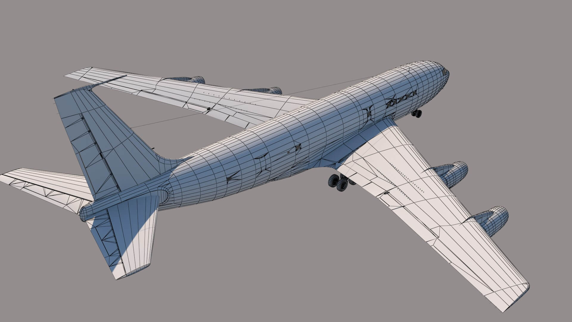 Boeing 367 80 Boeing 707 - 3D Model by citizensnip
