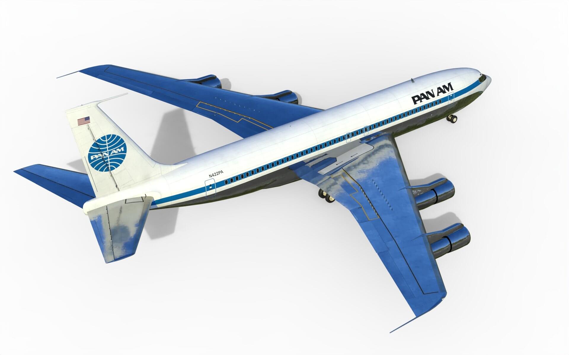 Boeing 707 - 3D Model by citizensnip