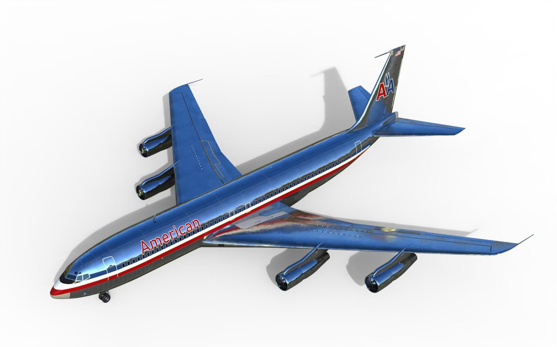 Boeing 707 - 3D Model by citizensnip