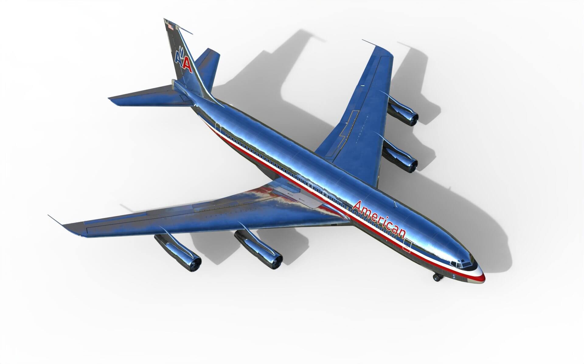 Boeing 707 - 3D Model by citizensnip