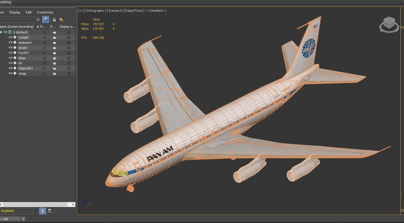 Boeing 707 - 3D Model by citizensnip