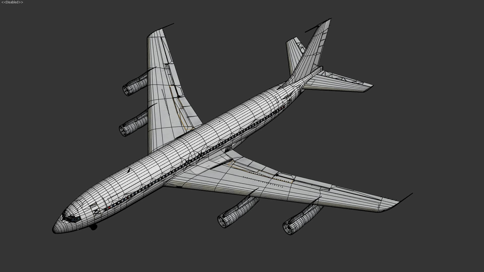 Boeing 707 - 3D Model by citizensnip
