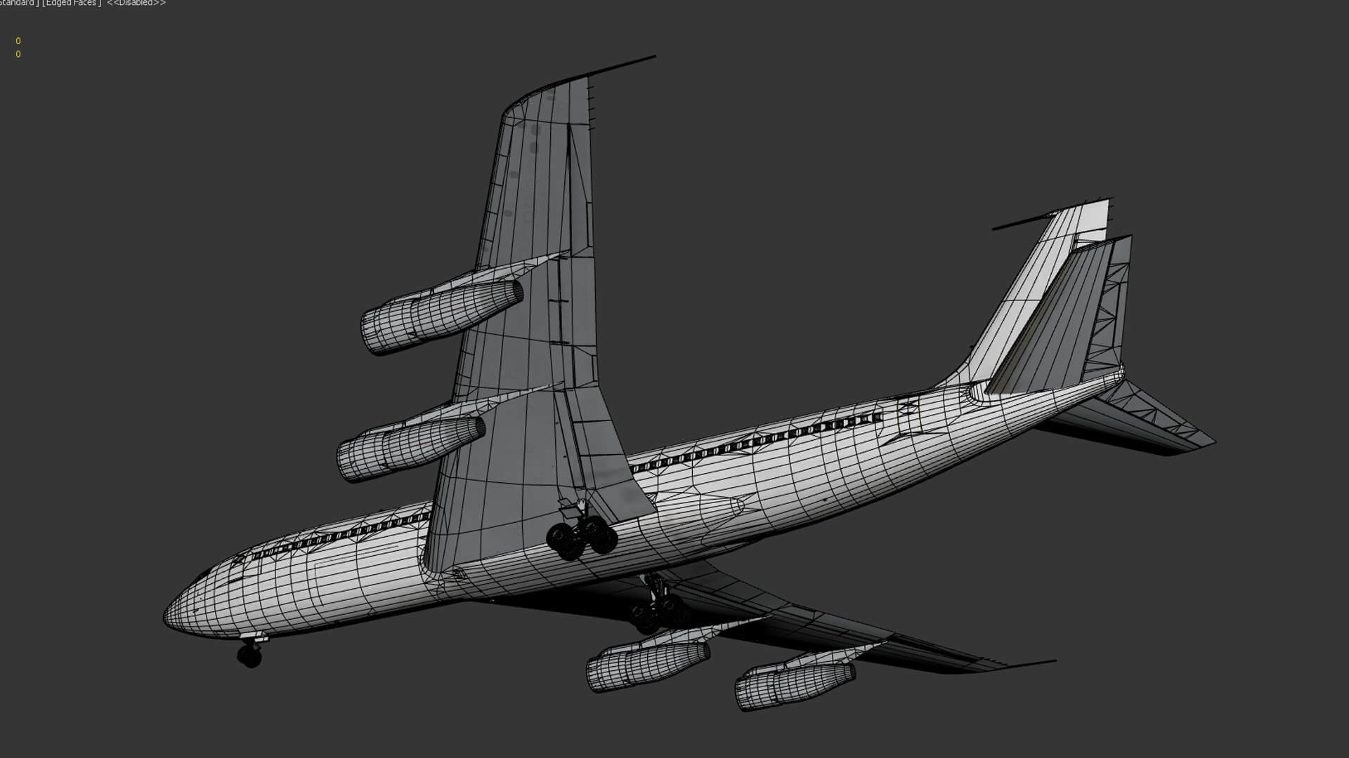 Boeing 707 - 3D Model by citizensnip