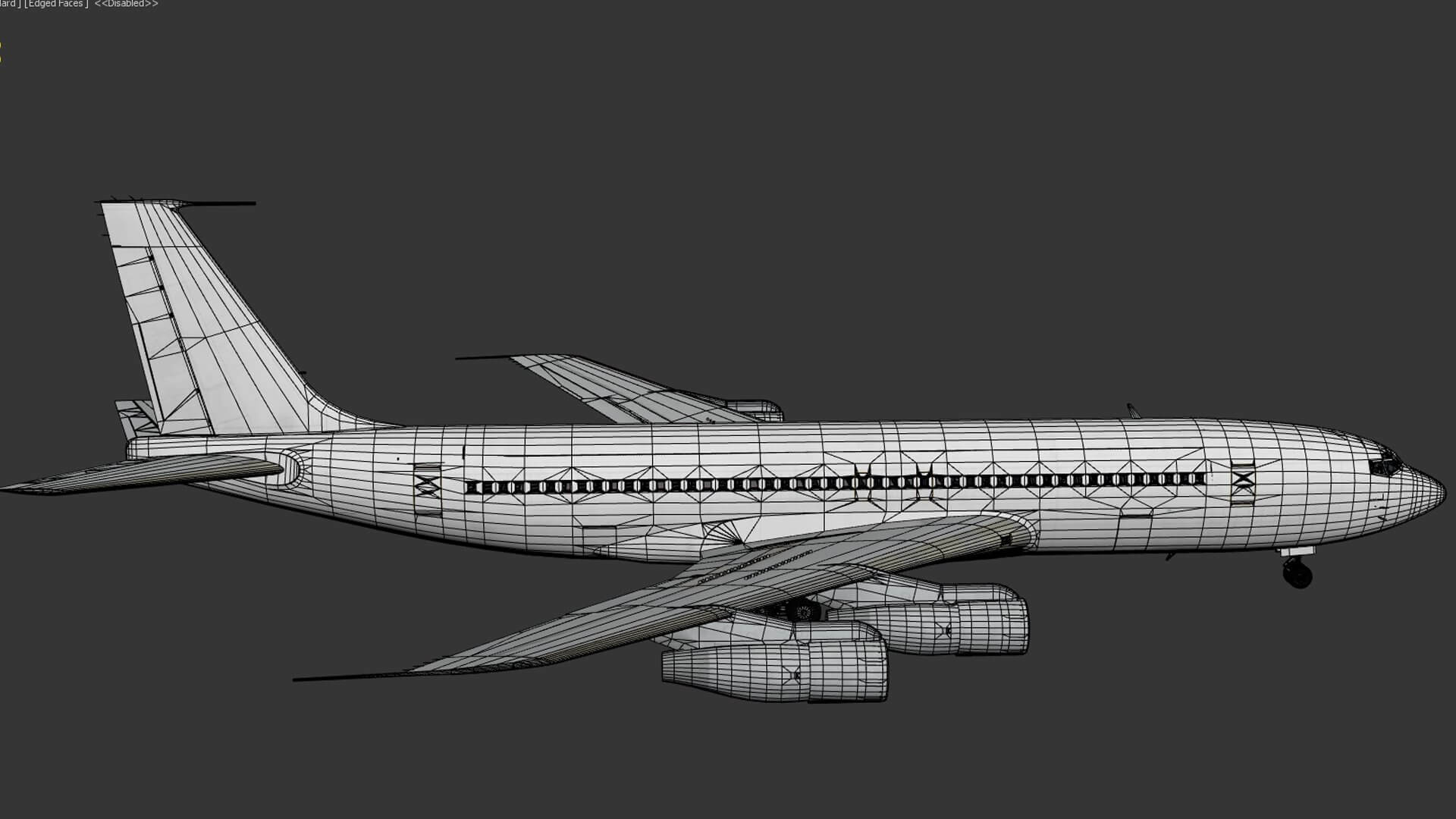 Boeing 707 - 3D Model by citizensnip