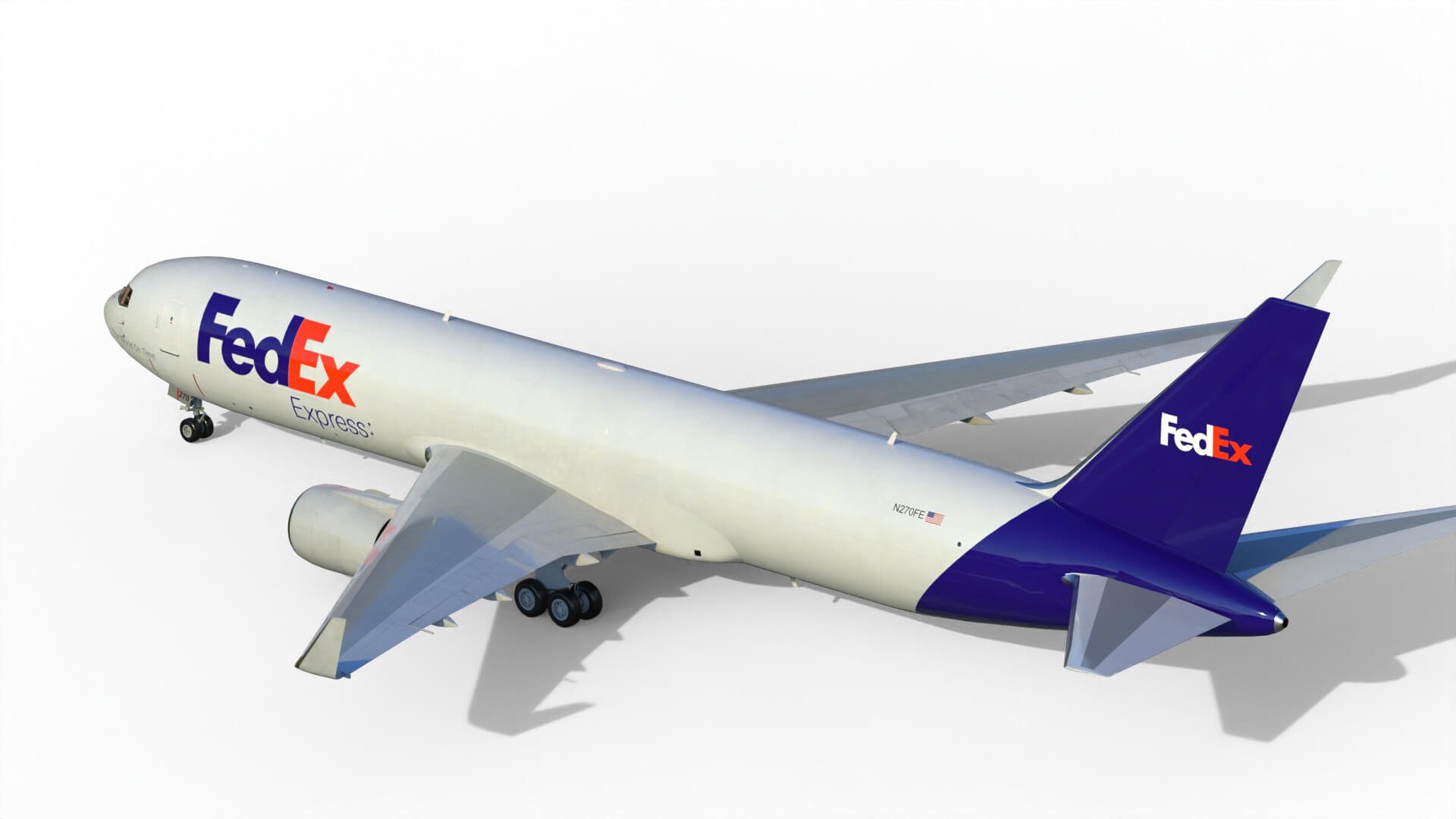 Boeing 767 300 Freighter - 3D Model by citizensnip