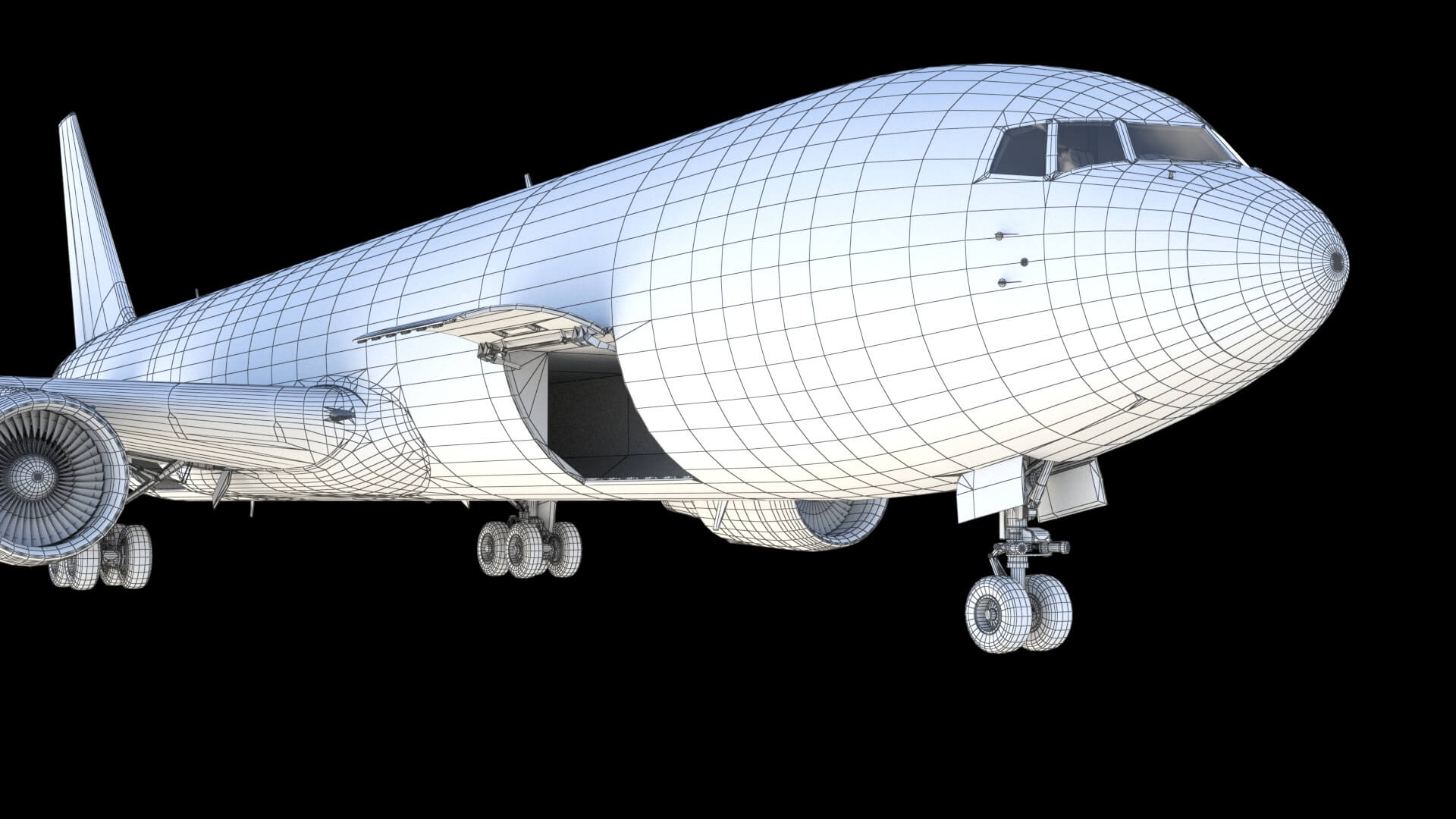 Boeing 767 300 Freighter - 3D Model by citizensnip