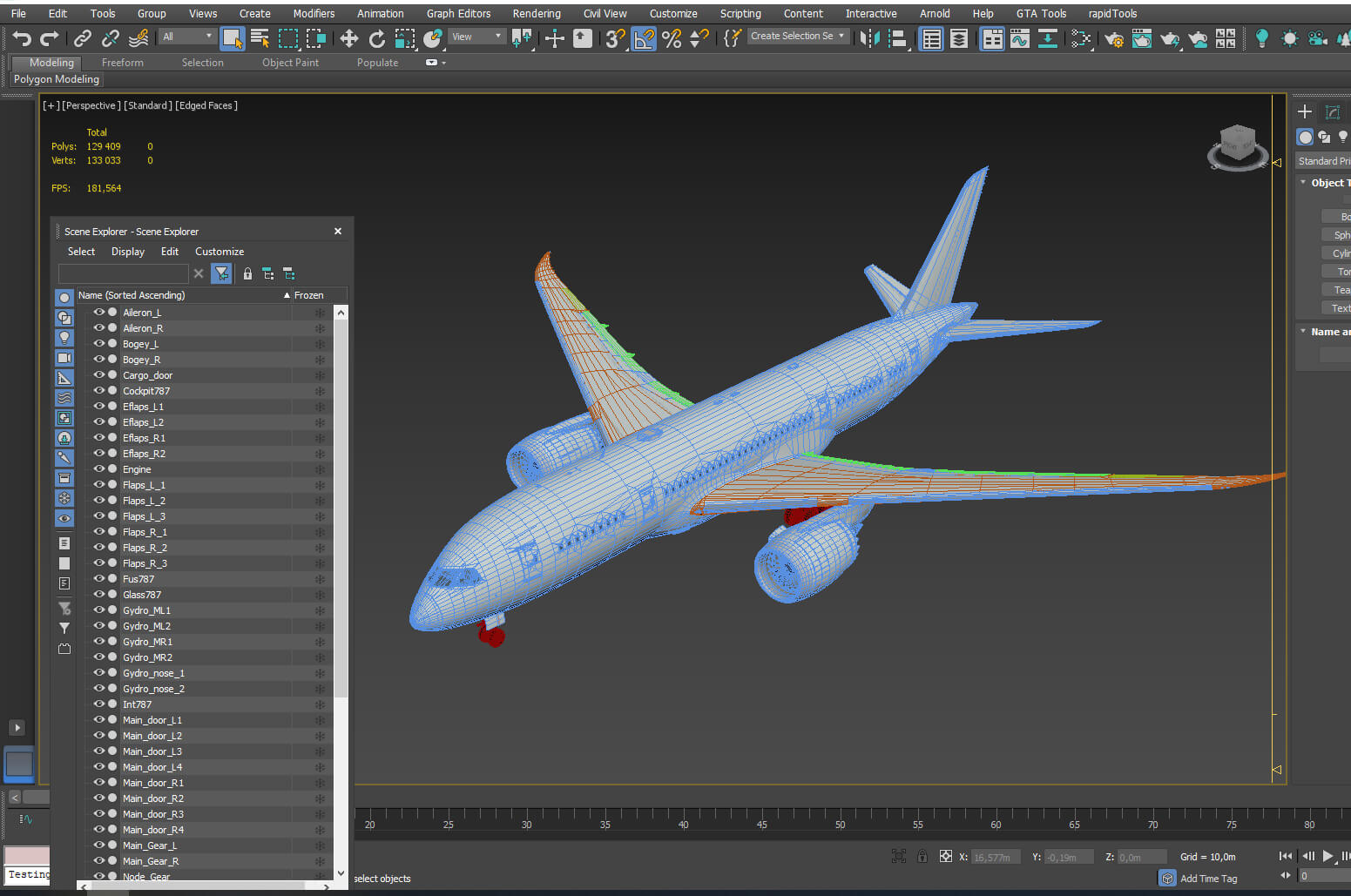 Boeing 787 Dreamliner - 3D Model by citizensnip