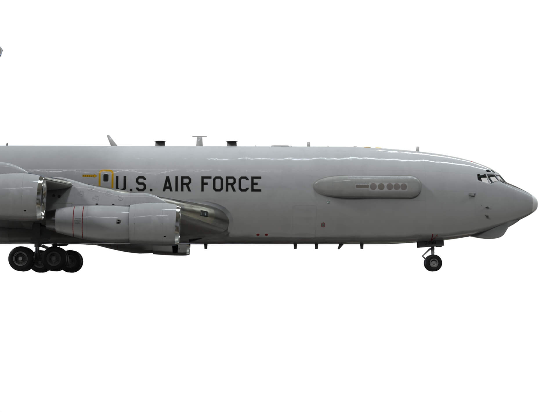 Boeing E-3 Sentry AWACS 3D Model by citizensnip