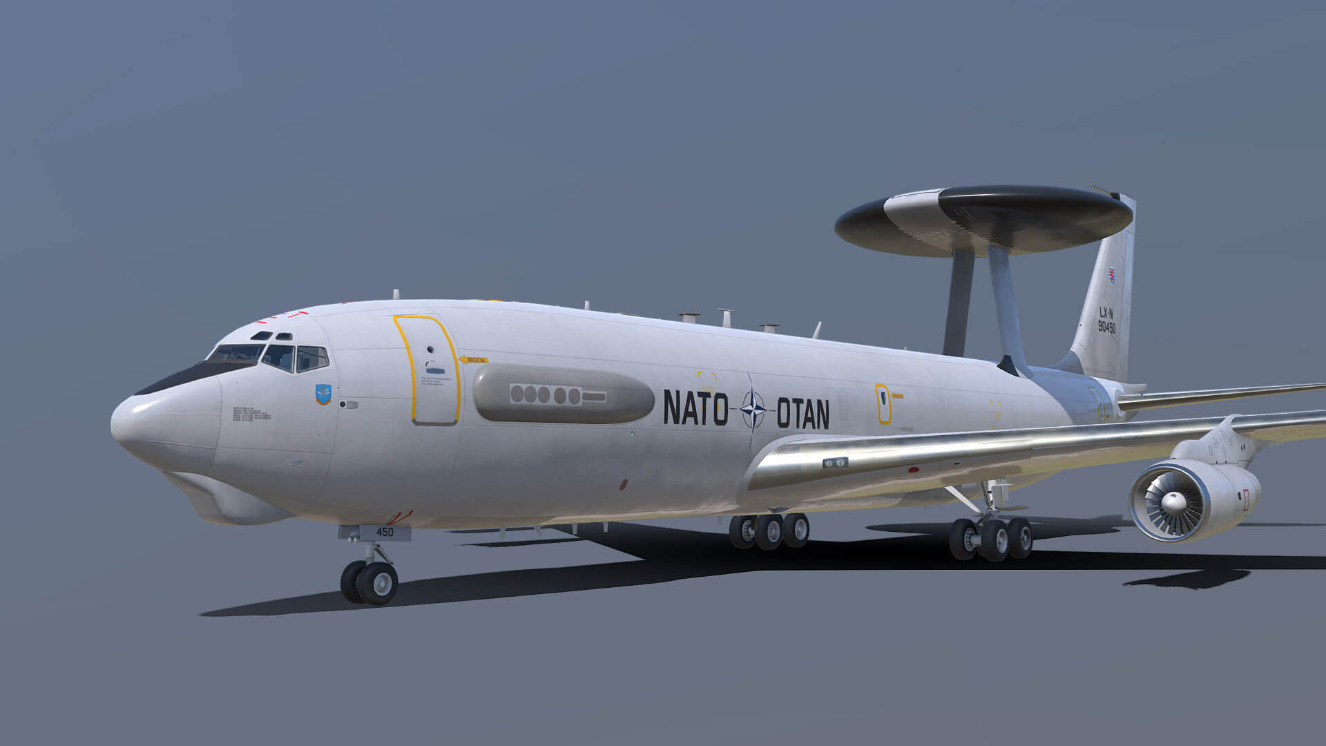 Boeing E-3 Sentry AWACS 3D Model by citizensnip
