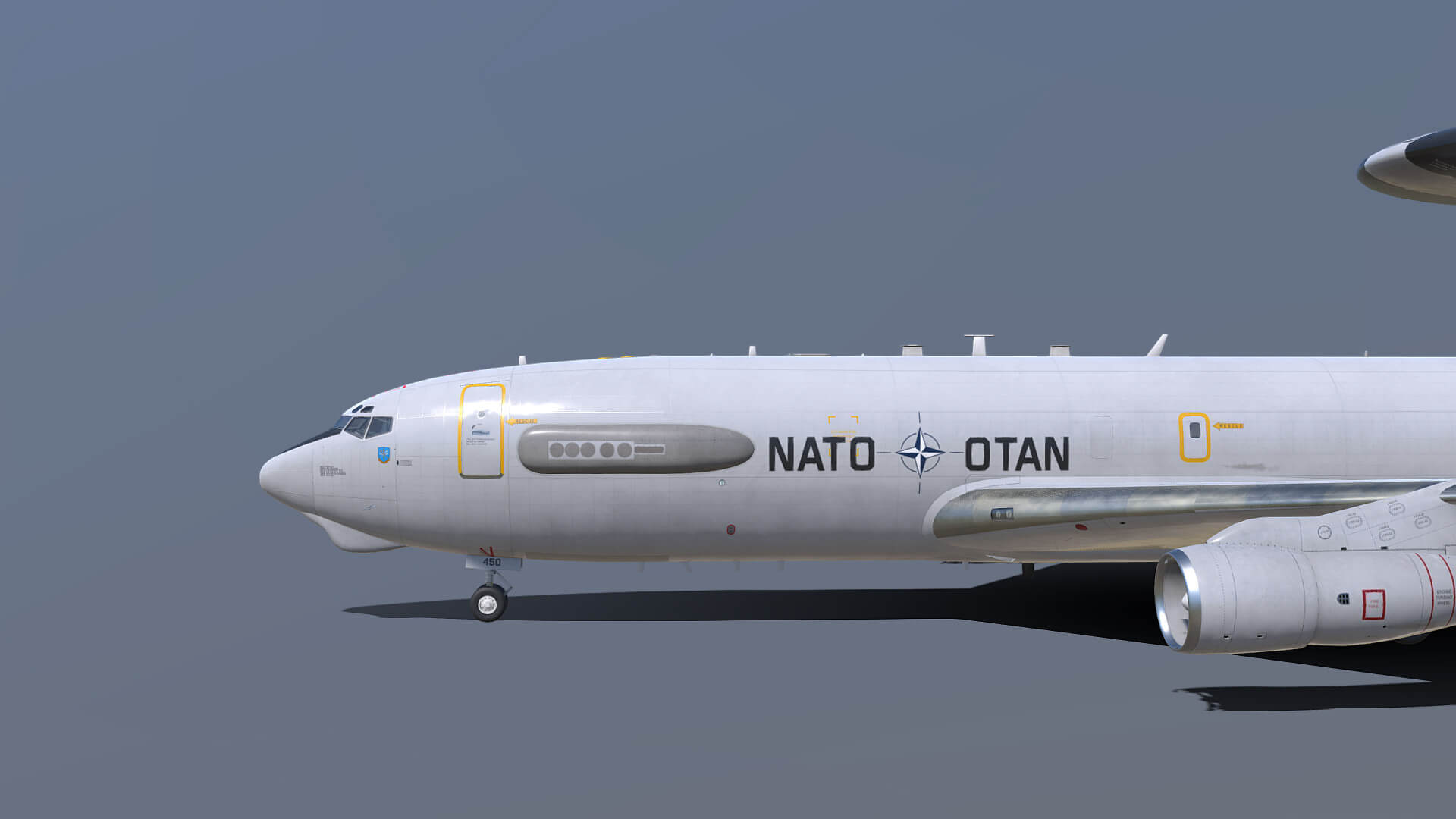 Boeing E-3 Sentry AWACS 3D Model by citizensnip