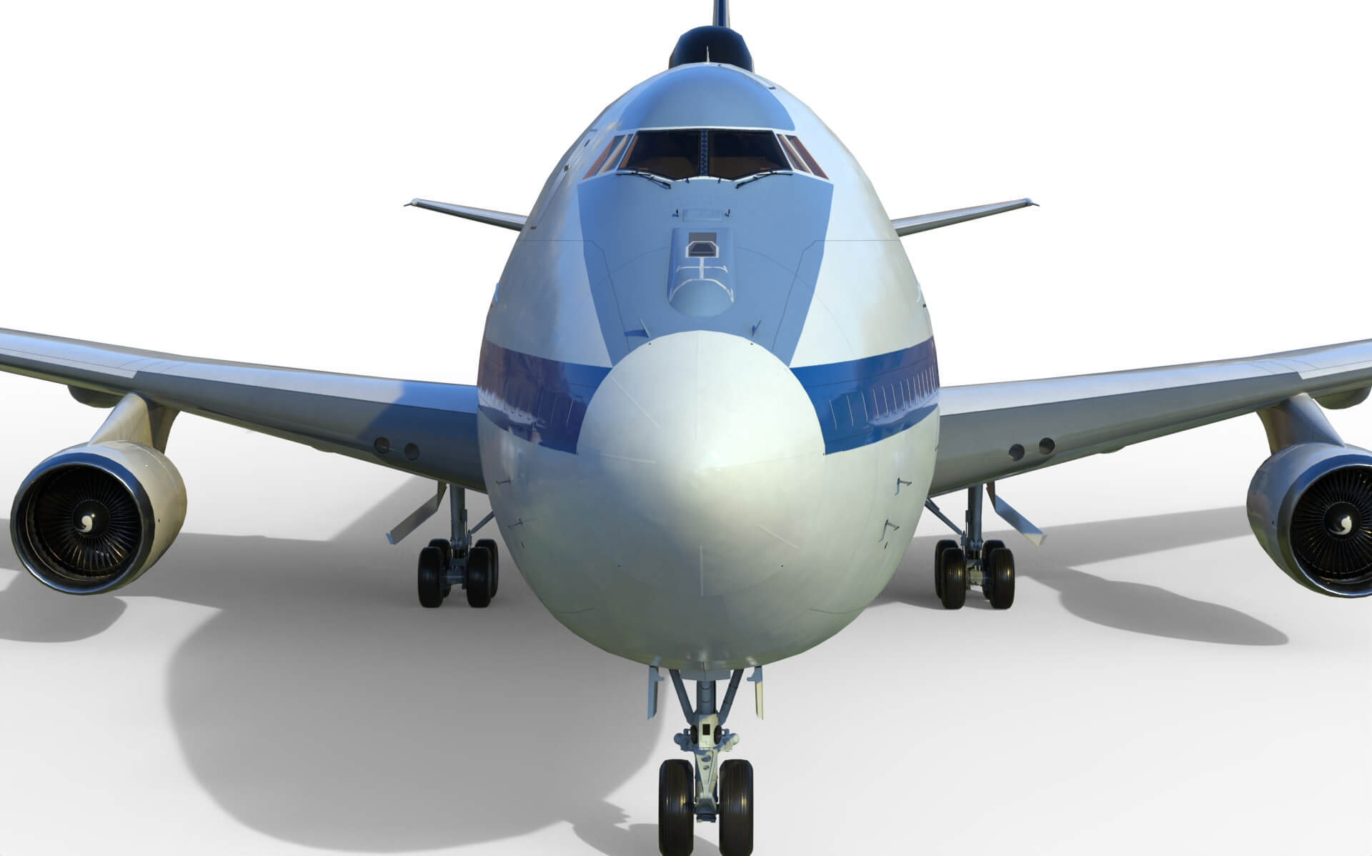 Boeing E-4 Advanced Airborne Command Post 3D Model by citizensnip