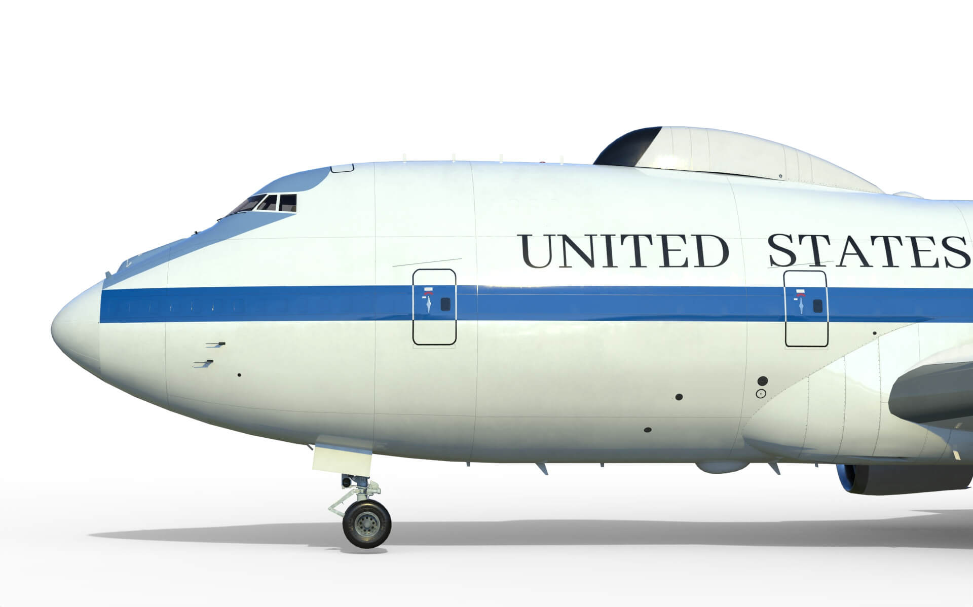 Boeing E-4 Advanced Airborne Command Post 3D Model by citizensnip