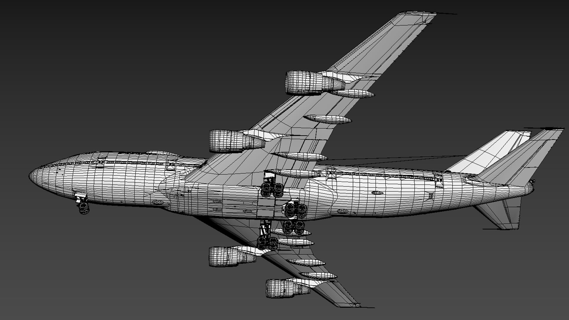 Boeing E-4 Advanced Airborne Command Post 3D Model by citizensnip