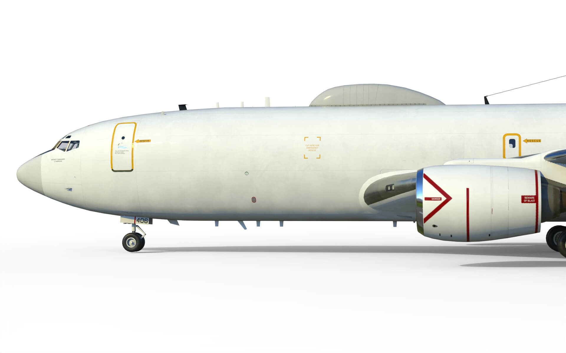 Boeing E-6 Mercury 3D Model by citizensnip