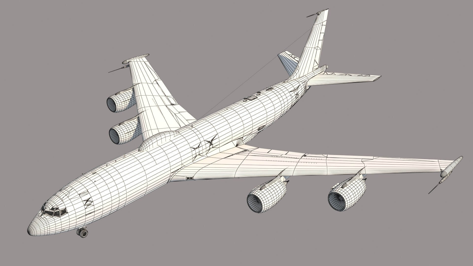 Boeing E-6 Mercury 3D Model by citizensnip