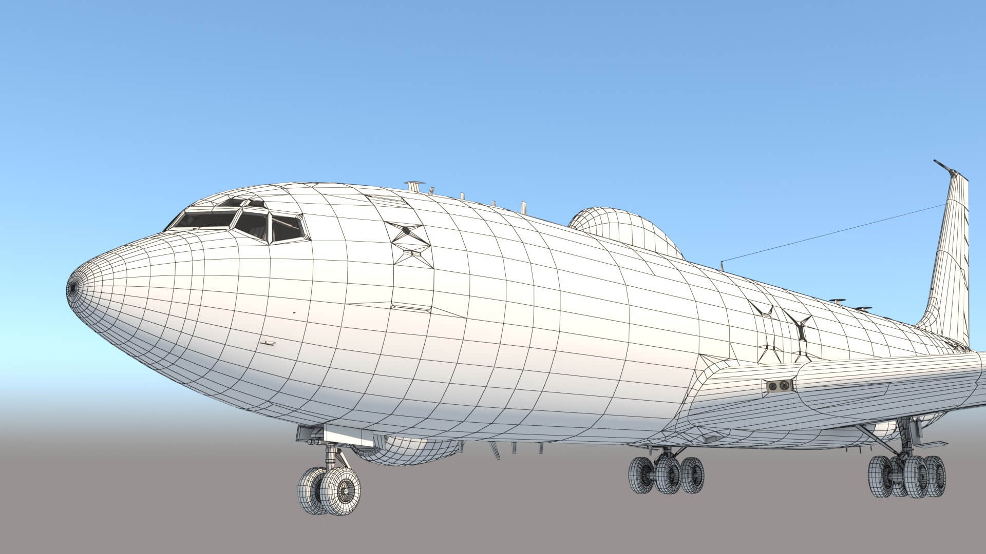 Boeing E-6 Mercury 3D Model by citizensnip