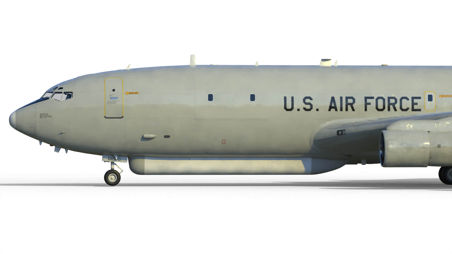Boeing E-8 C Joint Stars 3D Model by citizensnip