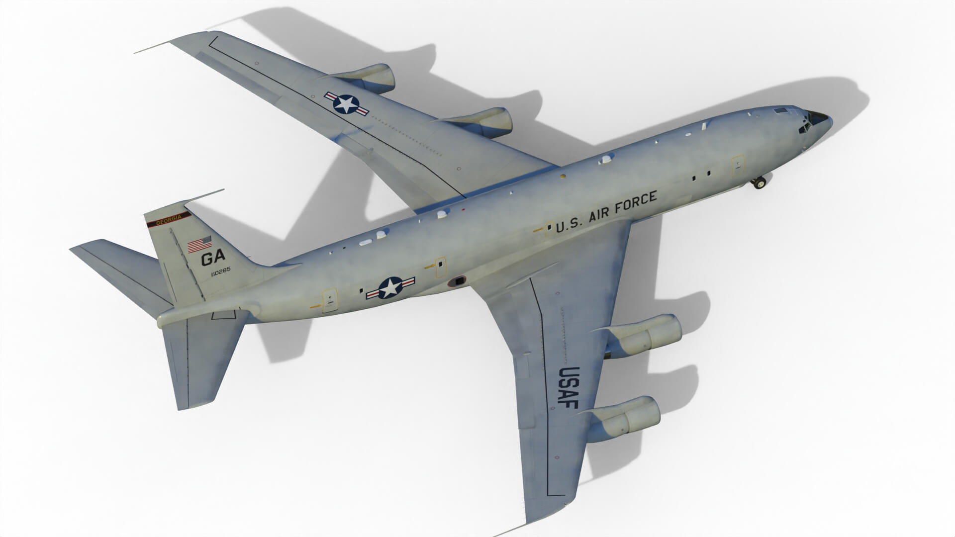 Boeing E-8 C Joint Stars 3D Model by citizensnip