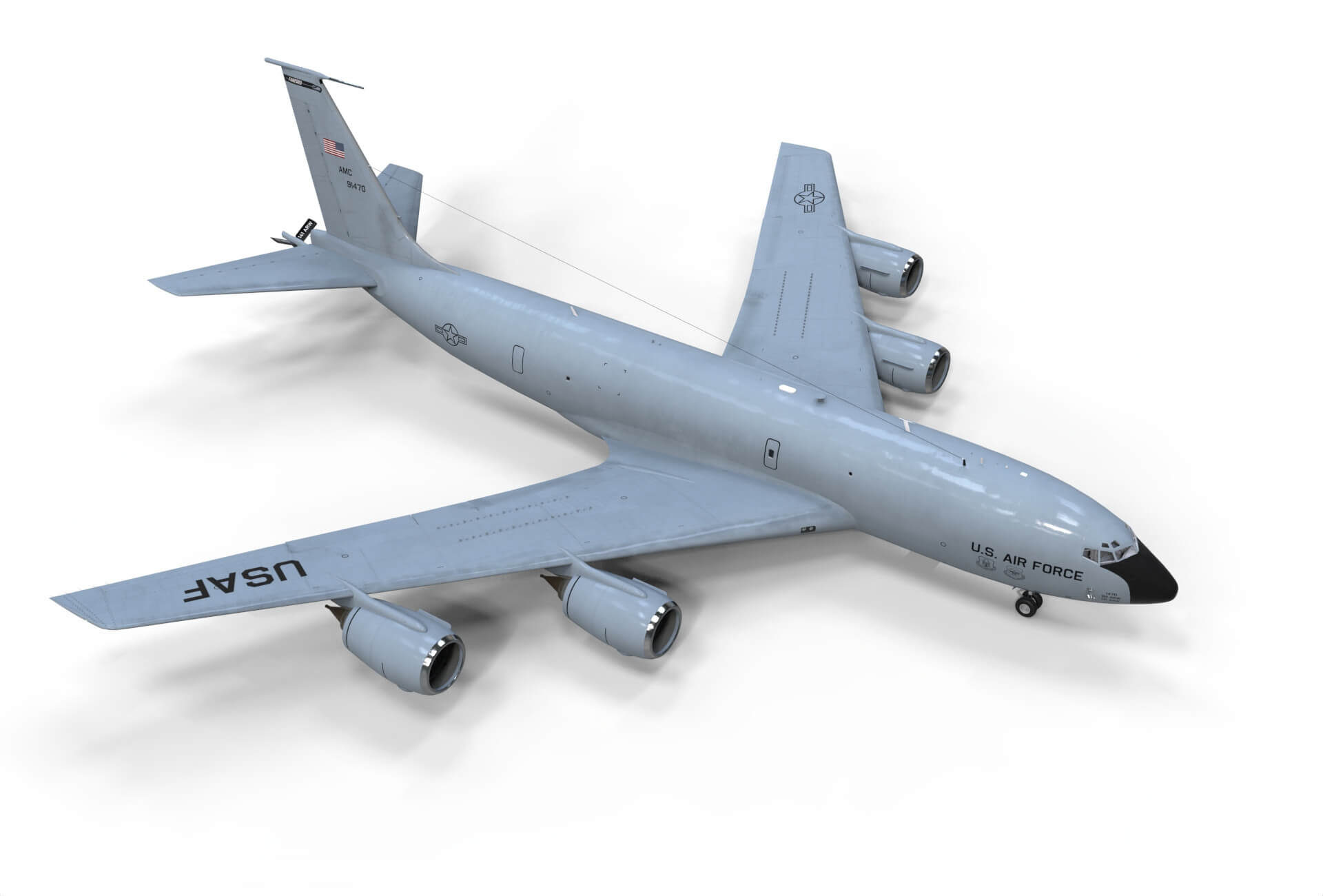 Boeing KC-135 Stratotanker 3D Model by citizensnip