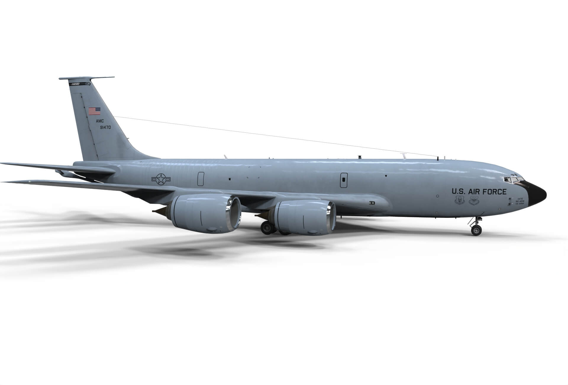 Boeing KC-135 Stratotanker 3D Model by citizensnip