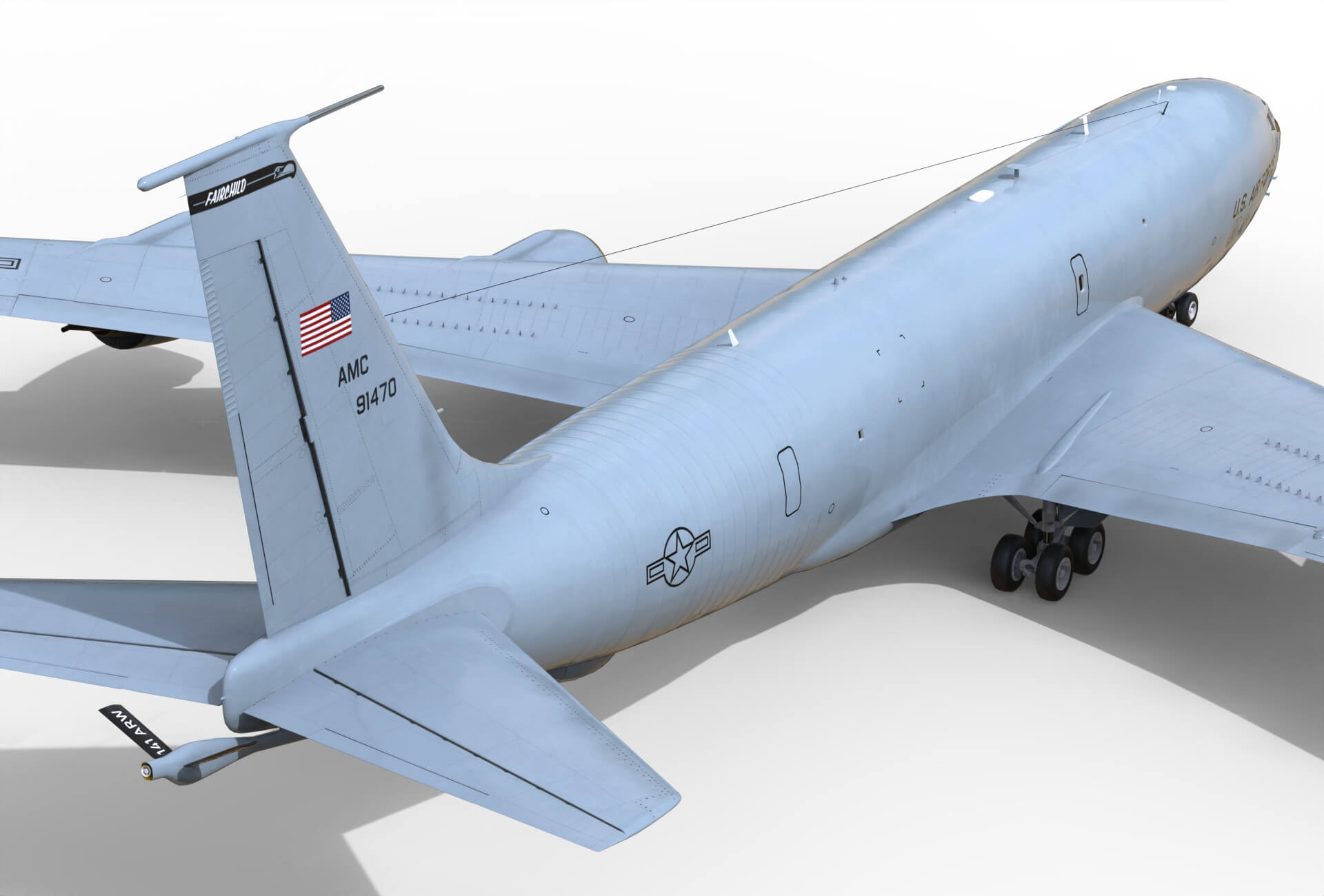 Boeing KC-135 Stratotanker 3D Model by citizensnip