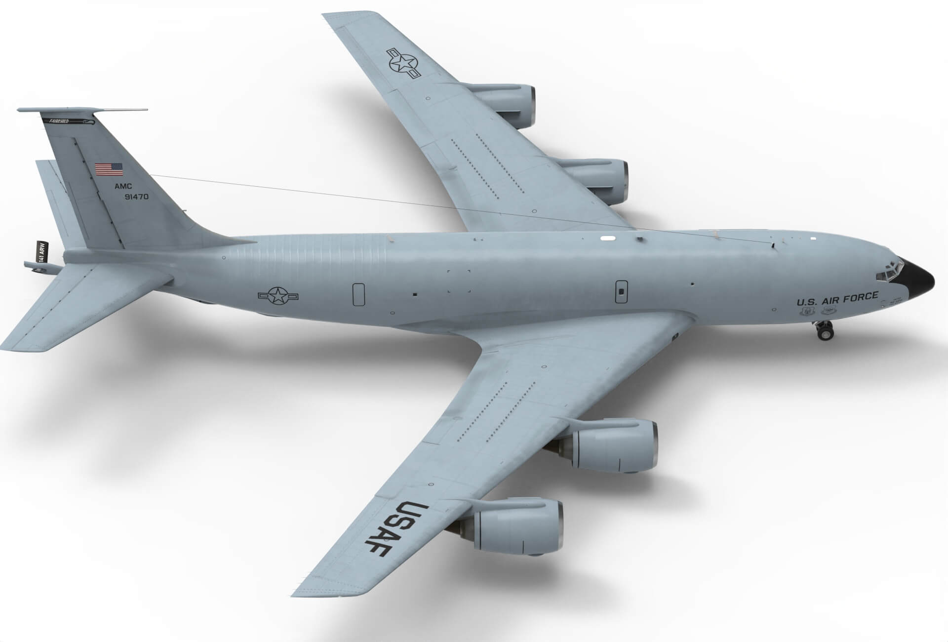 Boeing KC-135 Stratotanker 3D Model by citizensnip