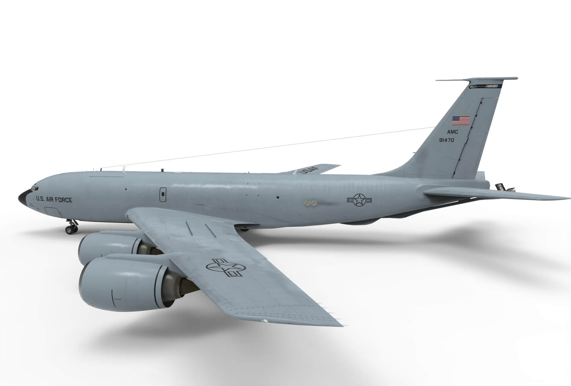 Boeing KC-135 Stratotanker 3D Model by citizensnip