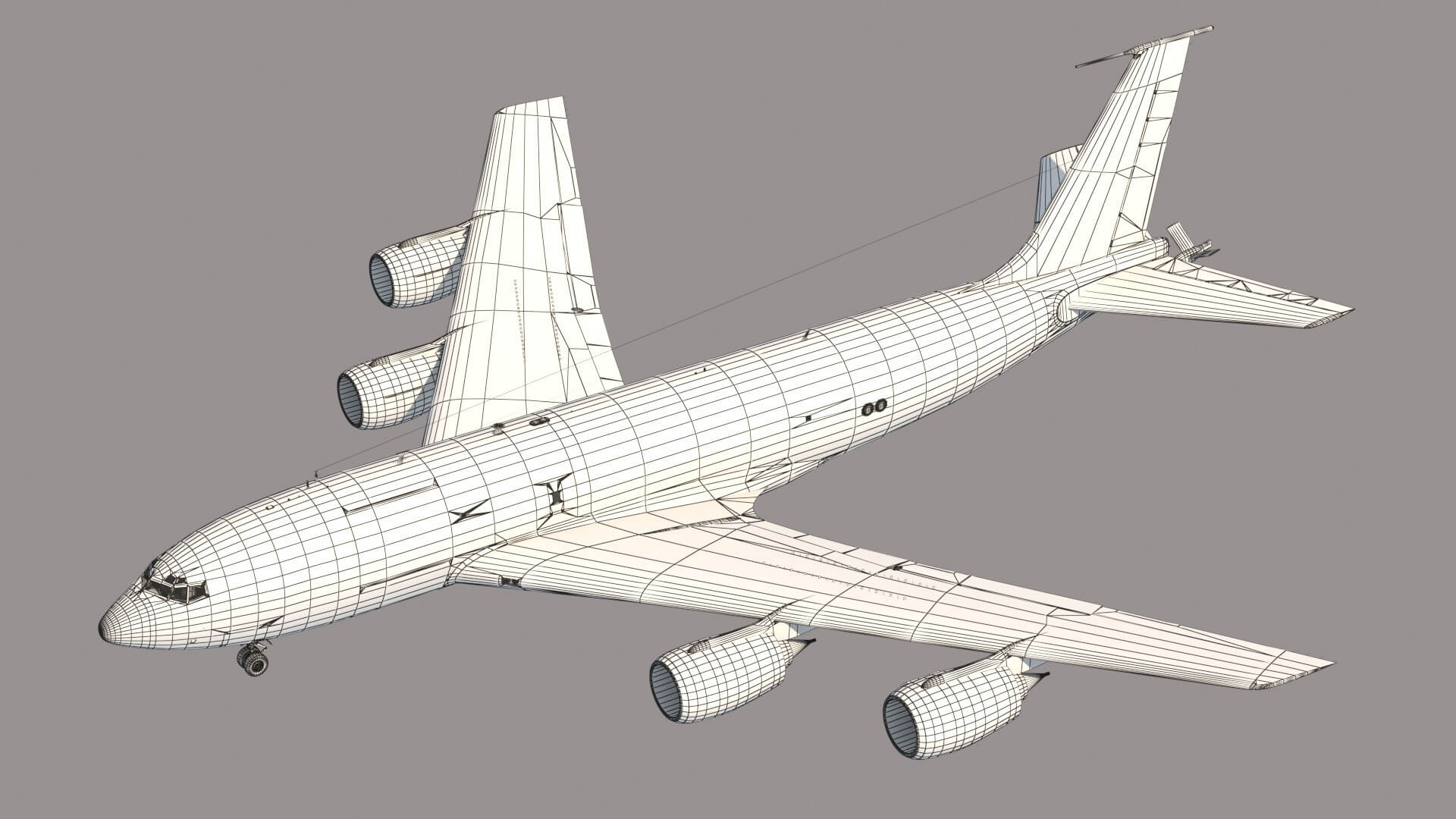 Boeing KC-135 Stratotanker 3D Model by citizensnip