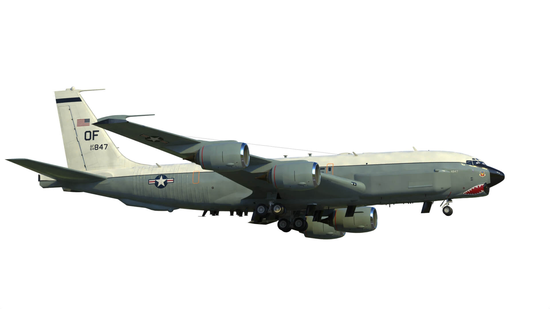 Boeing RC-135 U Combat Sent 3D Model by citizensnip