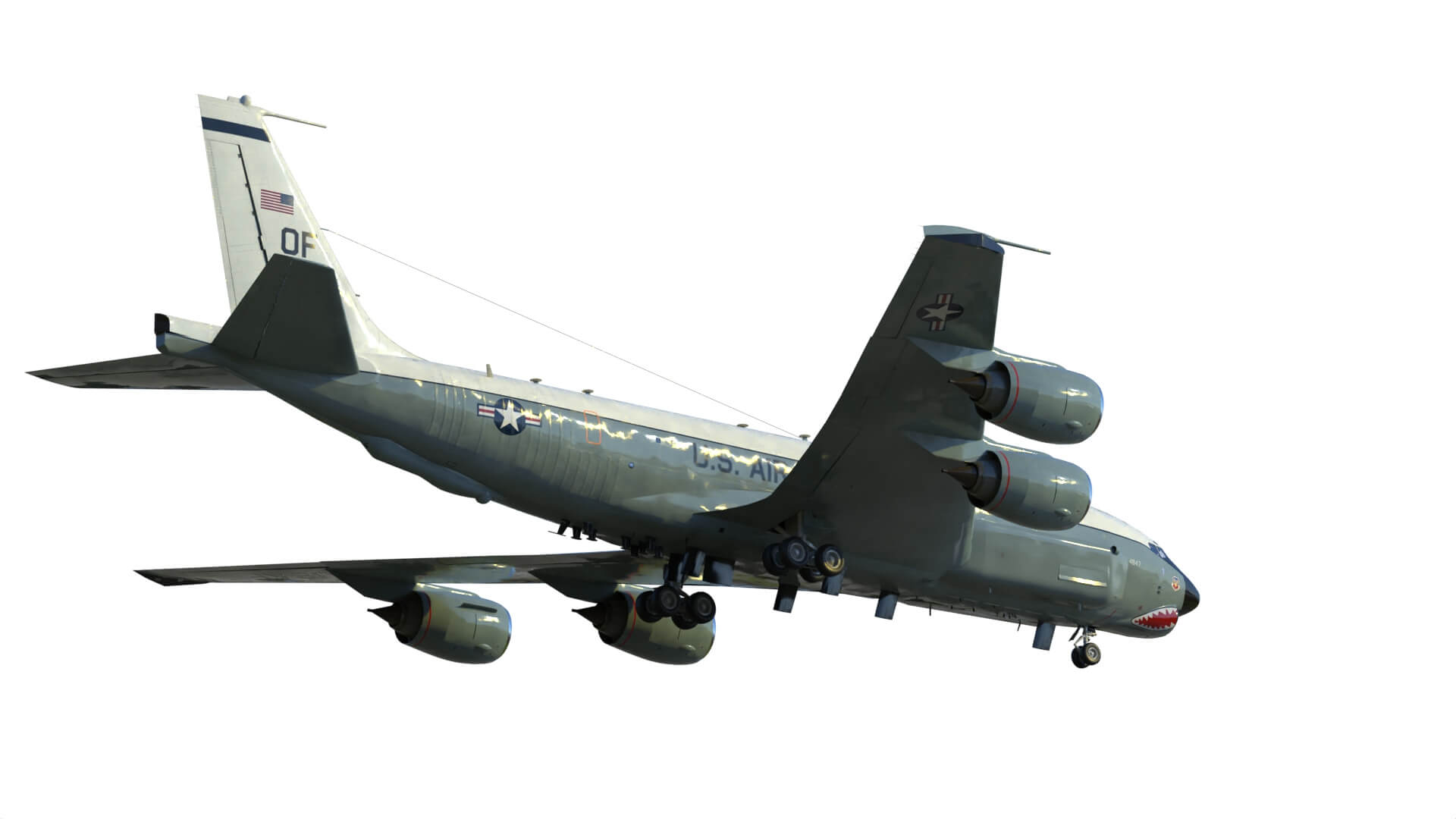 Boeing RC-135 U Combat Sent 3D Model by citizensnip