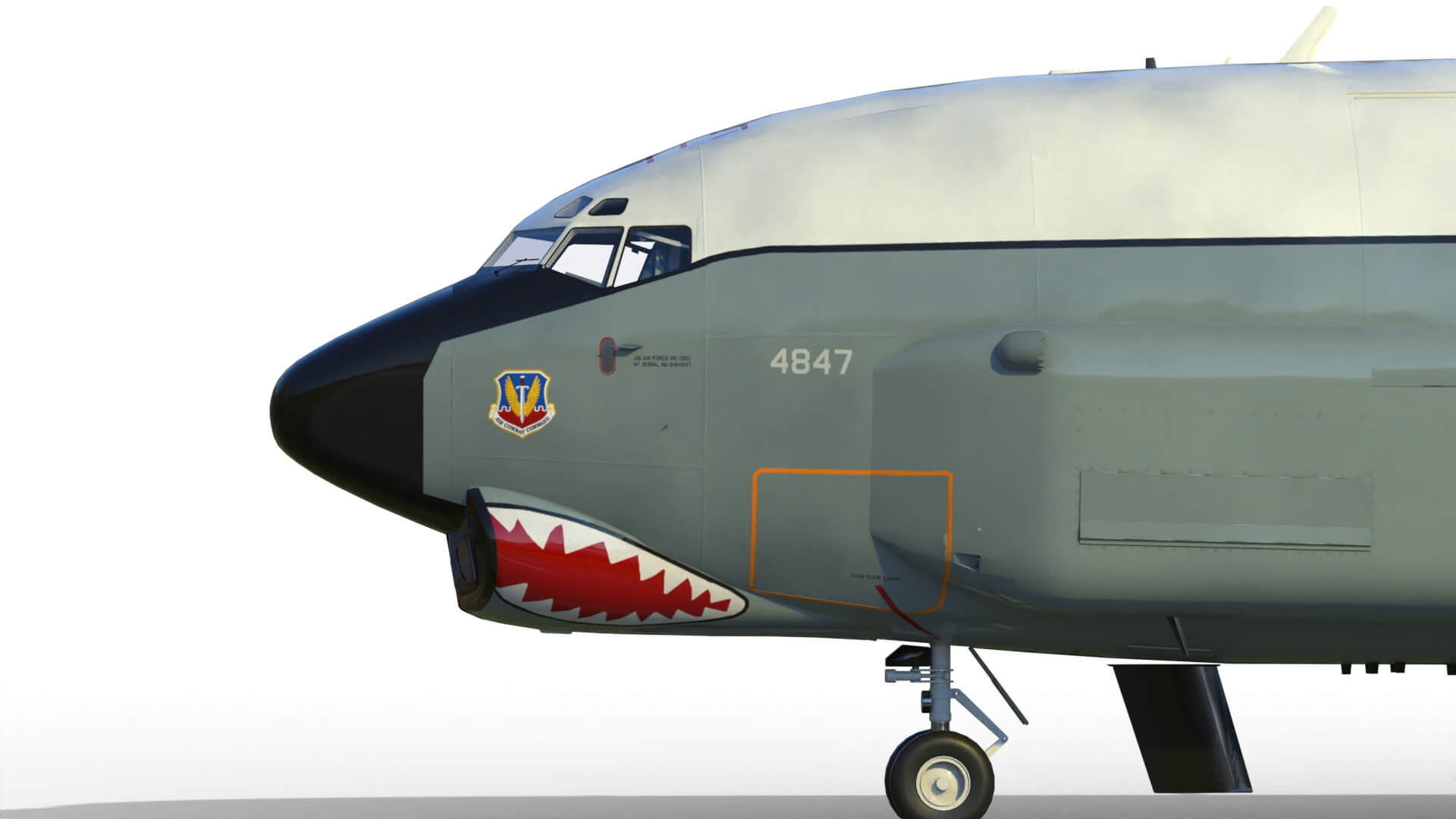 Boeing RC-135 U Combat Sent 3D Model by citizensnip