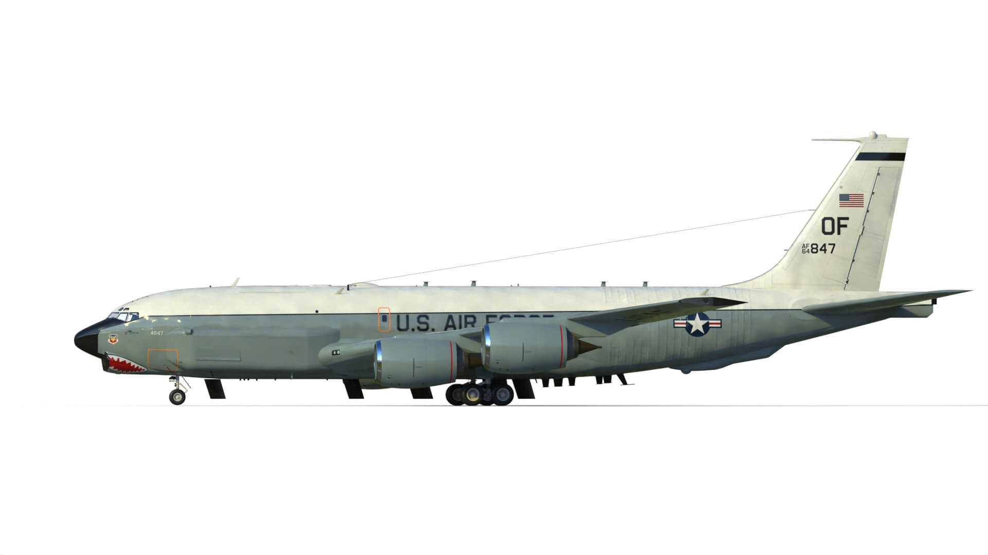 Boeing RC-135 U Combat Sent 3D Model by citizensnip