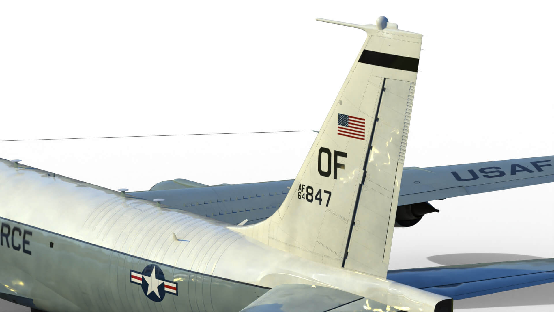 Boeing RC-135 U Combat Sent 3D Model by citizensnip