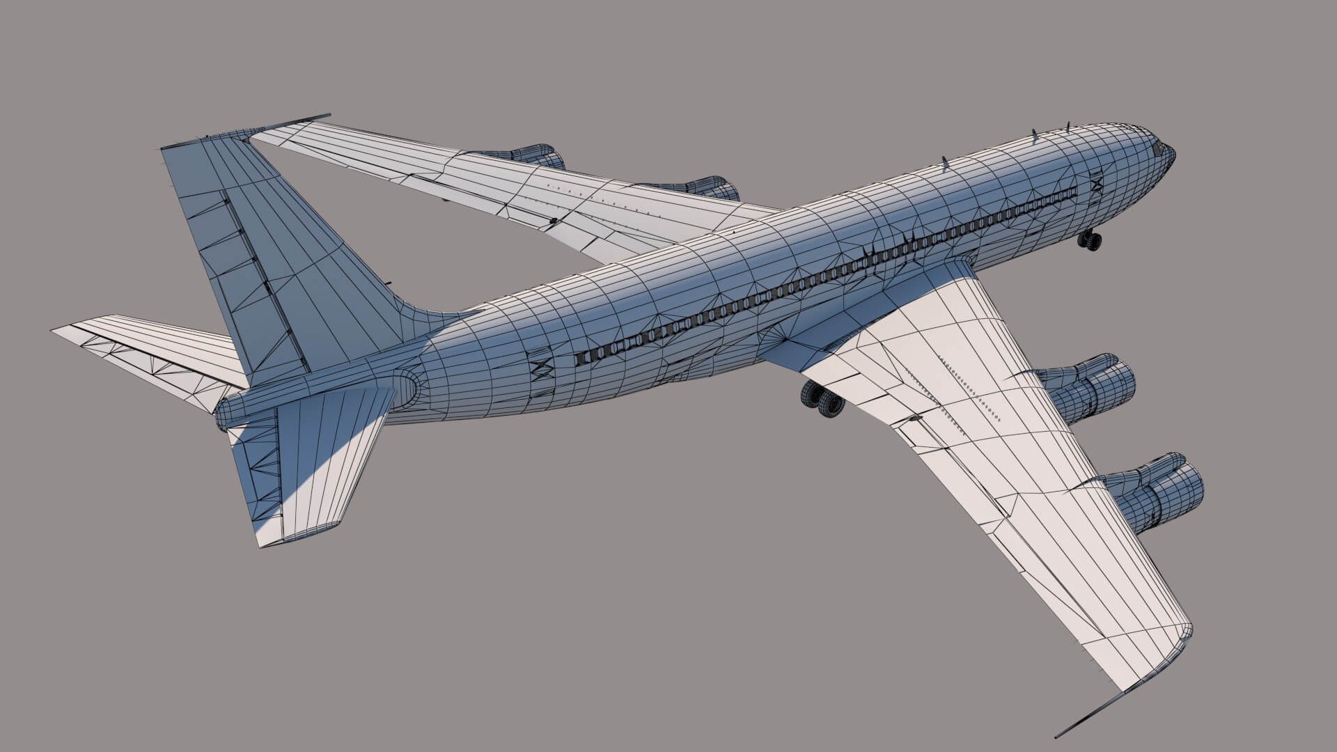 Boeing VC-137C Air Force One 3D Model by citizensnip