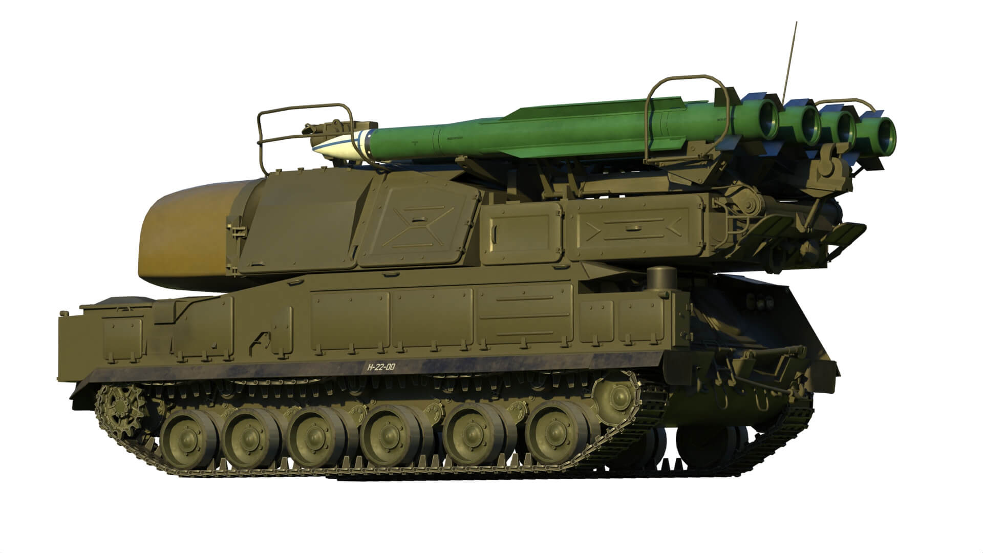 Buk M1 SA-11 Gadfly Missile Systems 3D Model by citizensnip