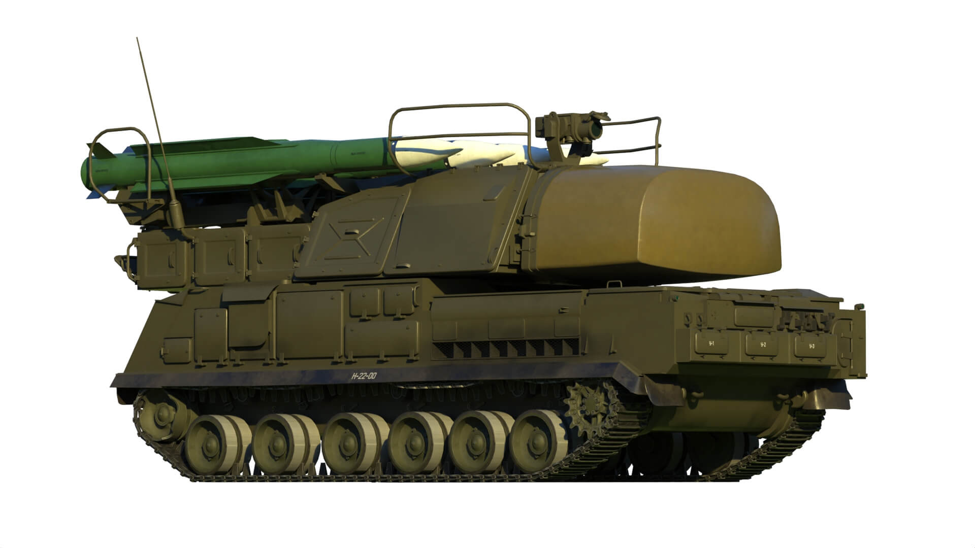 Buk M1 SA-11 Gadfly Missile Systems 3D Model by citizensnip