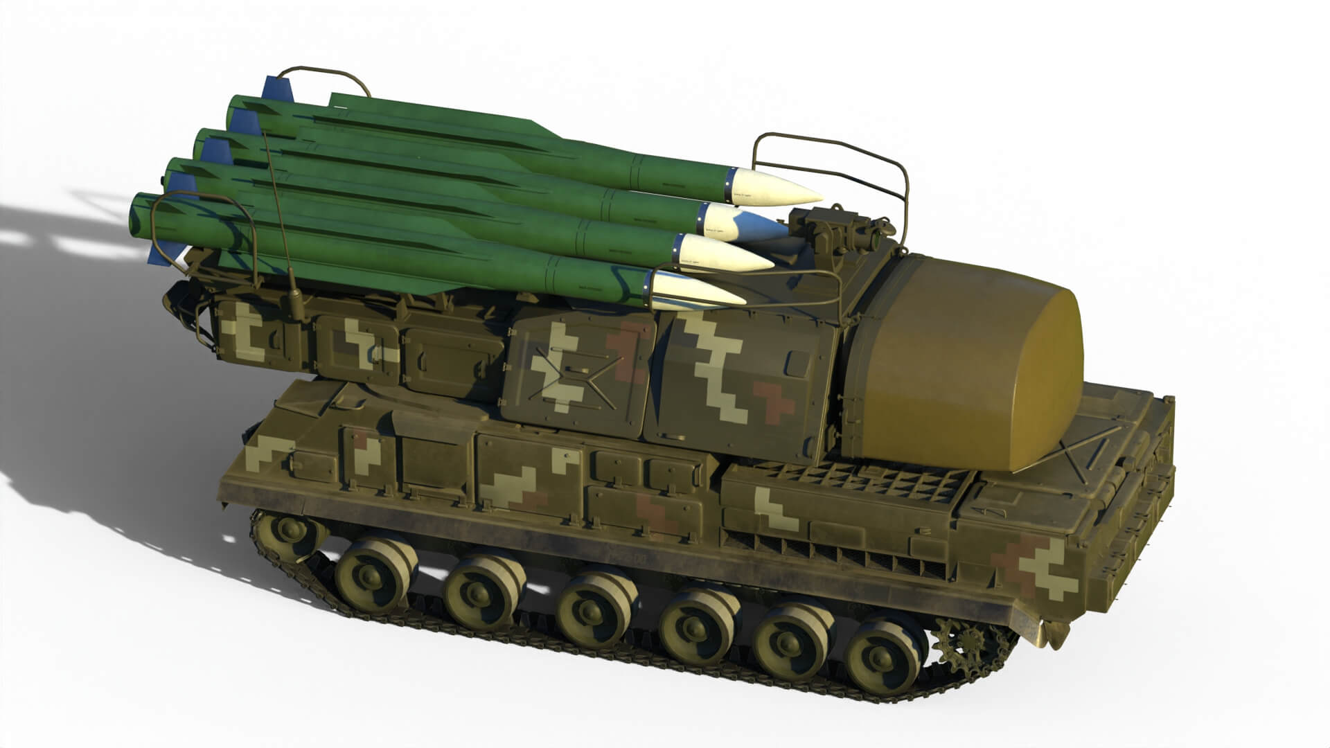 Buk M1 SA-11 Gadfly Missile Systems 3D Model by citizensnip