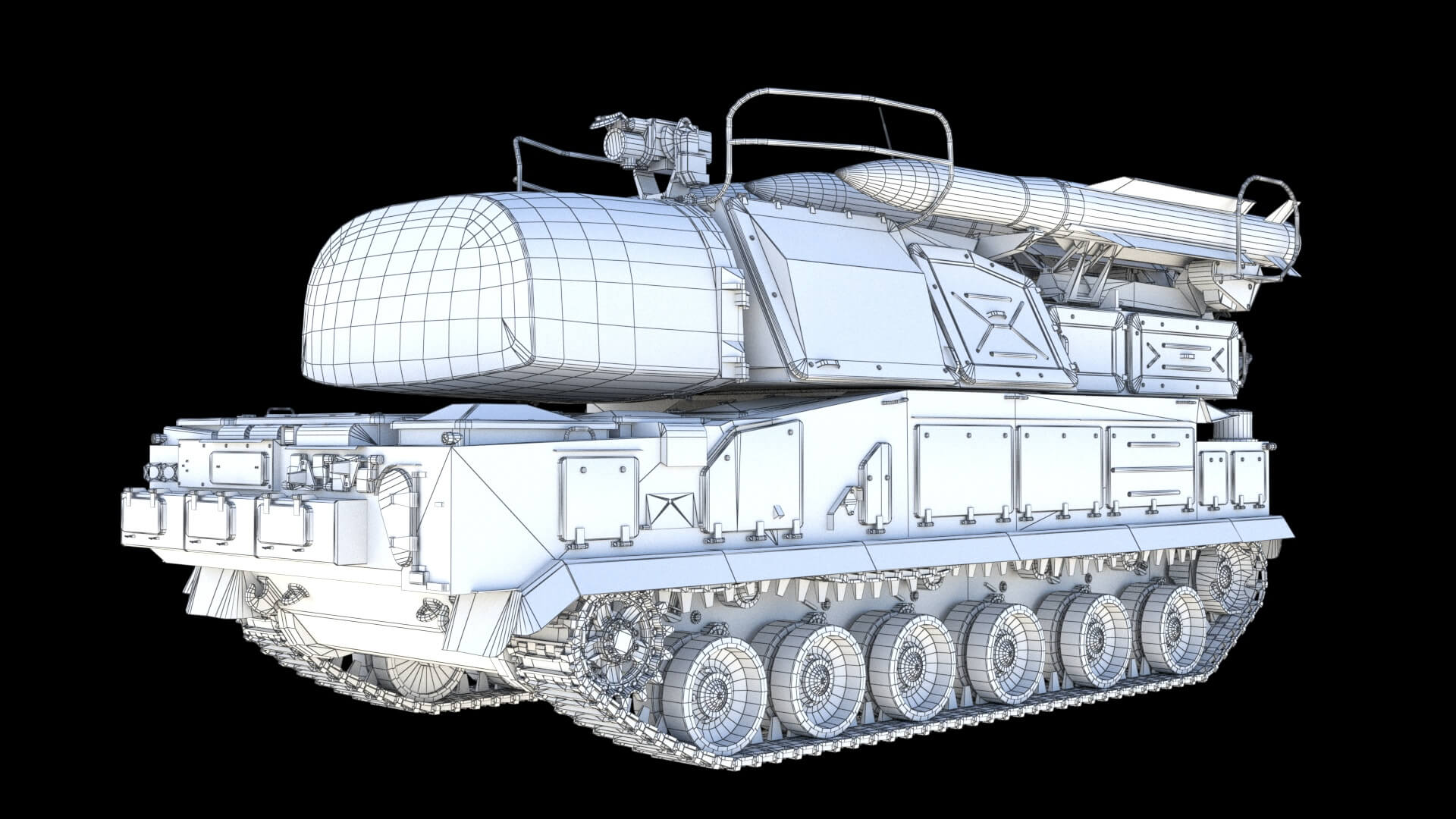 Buk M1 SA-11 Gadfly Missile Systems 3D Model by citizensnip