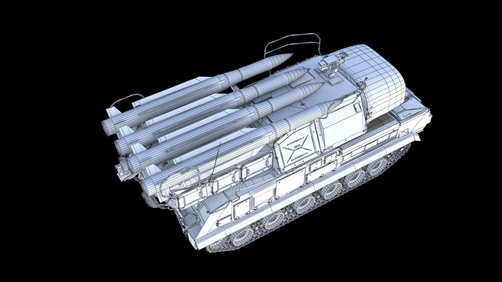 Buk M1 SA-11 Gadfly Missile Systems 3D Model by citizensnip