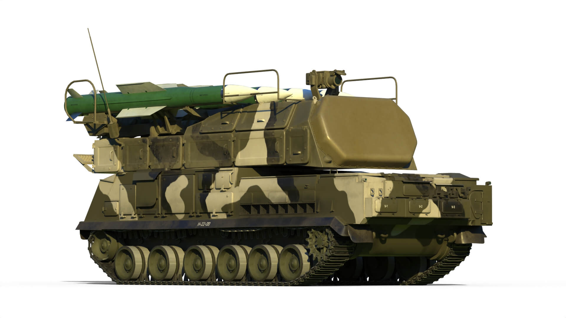 Buk M2 SA-17 Grizzly Missile Systems 3D Model by citizensnip