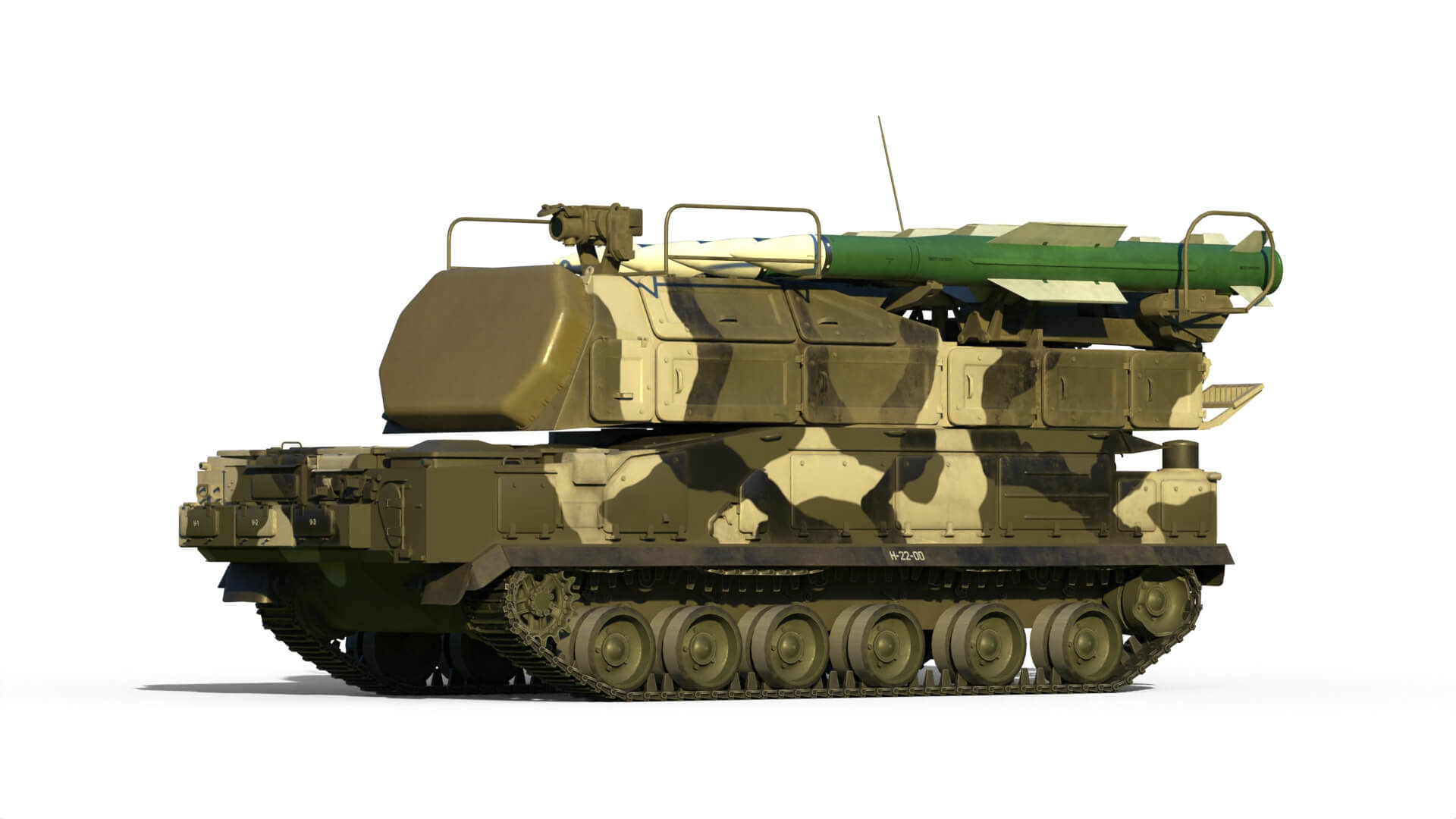 Buk M2 SA-17 Grizzly Missile Systems 3D Model by citizensnip