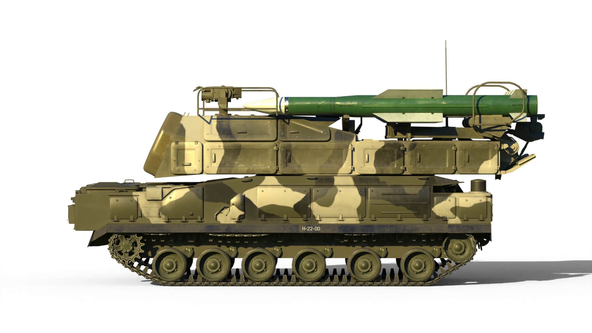 Buk M2 SA-17 Grizzly Missile Systems 3D Model by citizensnip