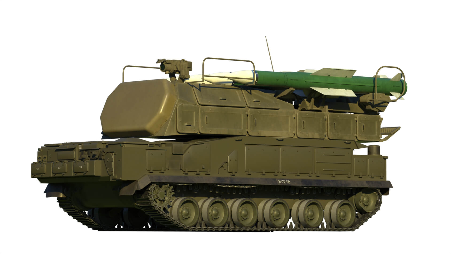 Buk M2 SA-17 Grizzly Missile Systems 3D Model by citizensnip