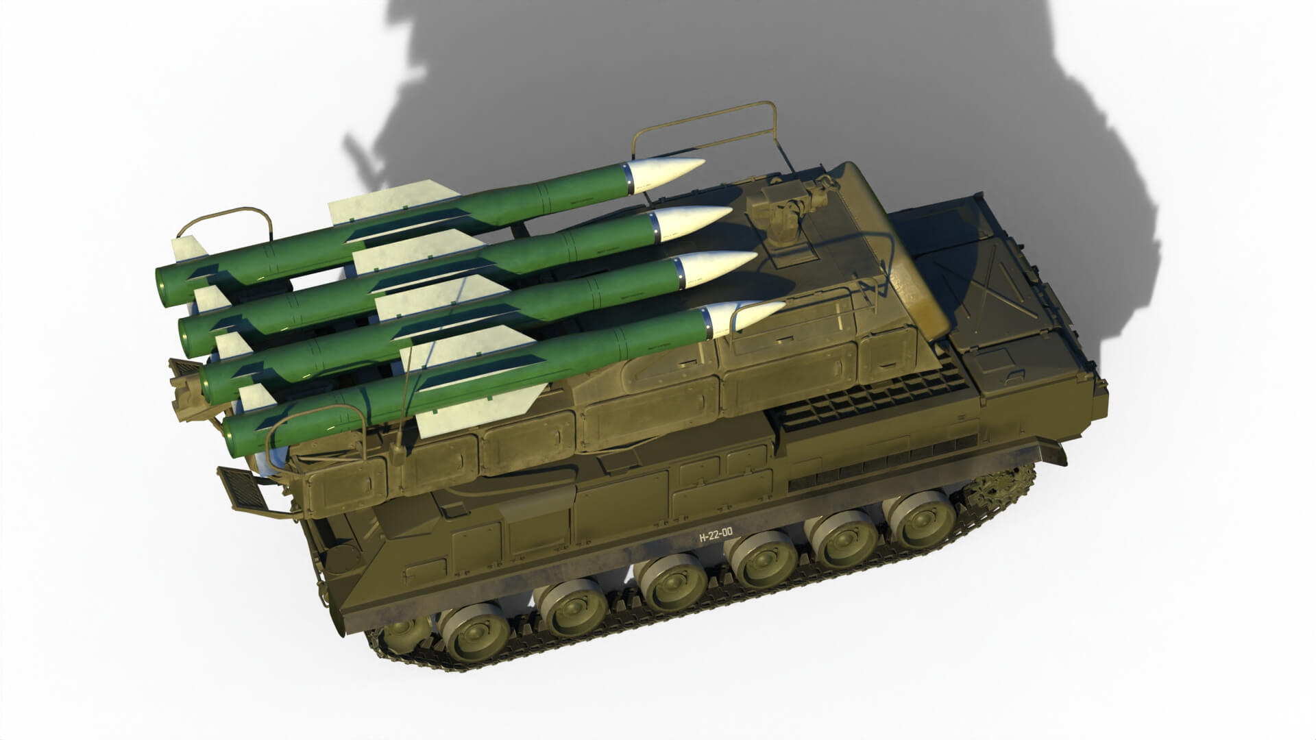Buk M2 SA-17 Grizzly Missile Systems 3D Model by citizensnip