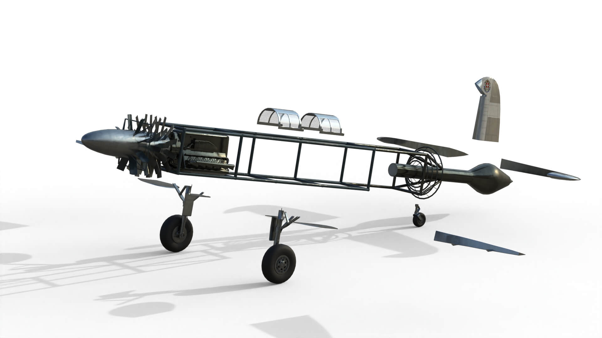 Caproni Campini Jet Fighter - 3D Model by citizensnip