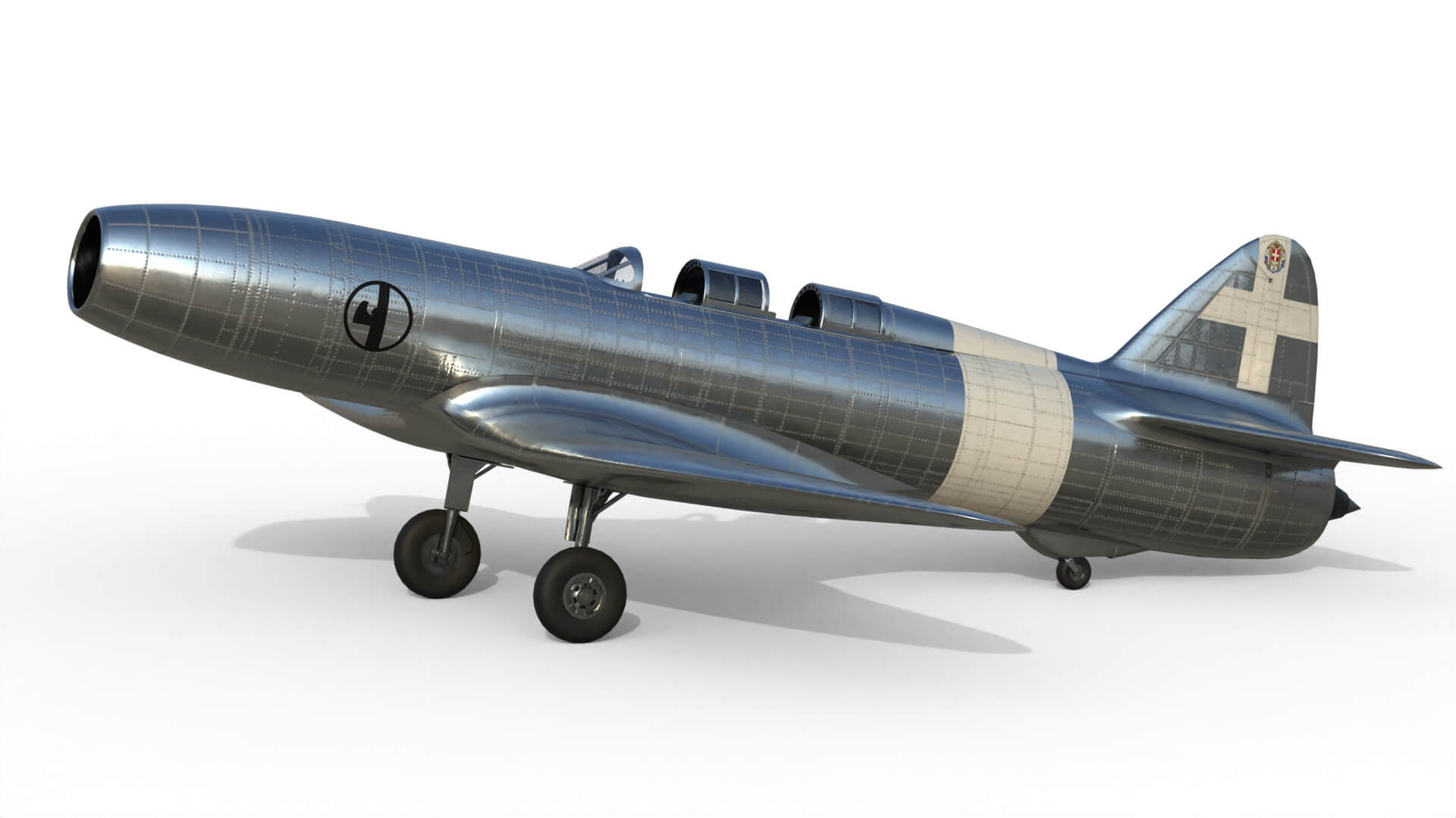 Caproni Campini Jet Fighter - 3D Model by citizensnip
