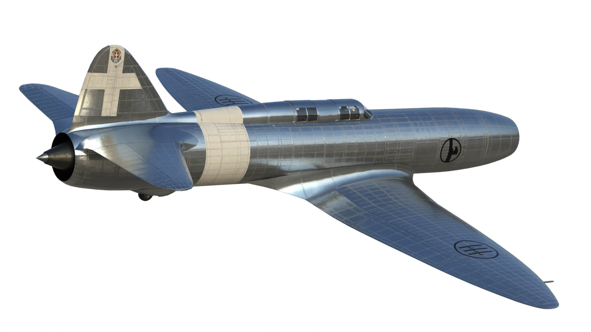 Caproni Campini Jet Fighter - 3D Model by citizensnip